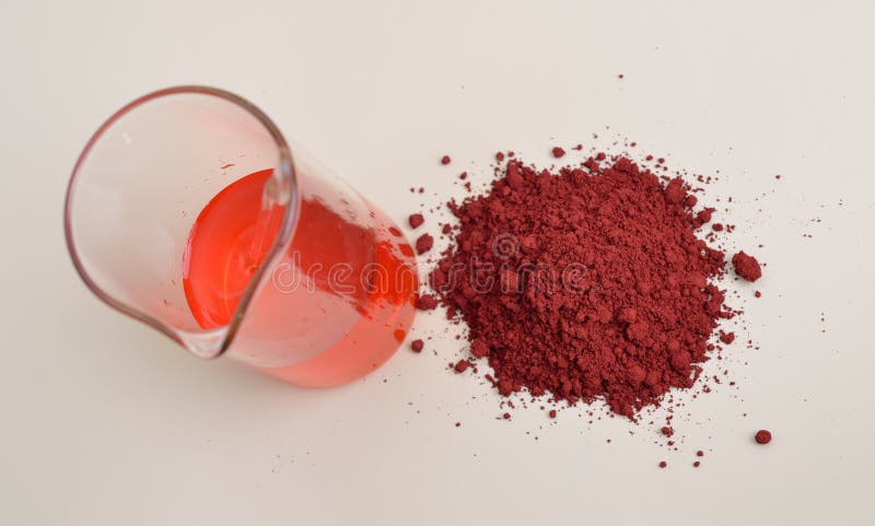 Congo Red is an Organic Compound, it is an Azo Dye Stock Photo - Image ...