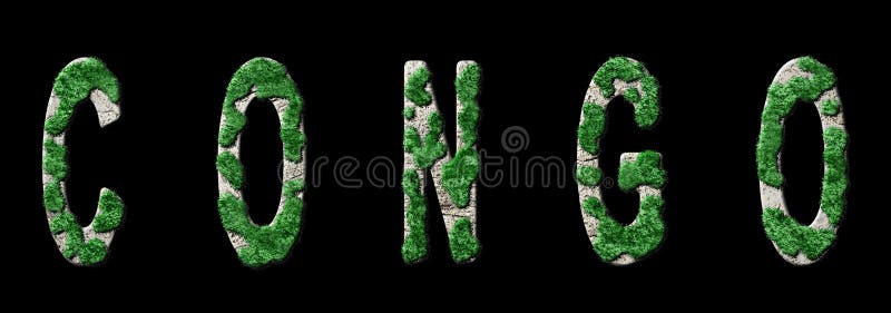 Congo Reforestation and Climate Message, Sustainable Green Typography ...