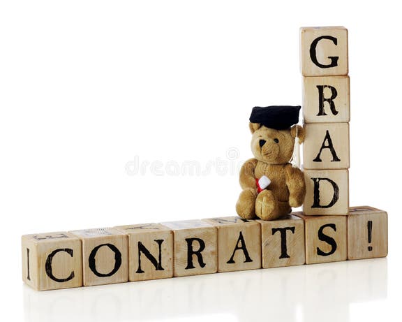 Congrats! Grads stock photo. Image of graduates, blocks - 19215922