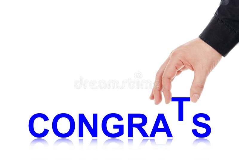 Congrats stock image. Image of compliment, encourage - 92117571