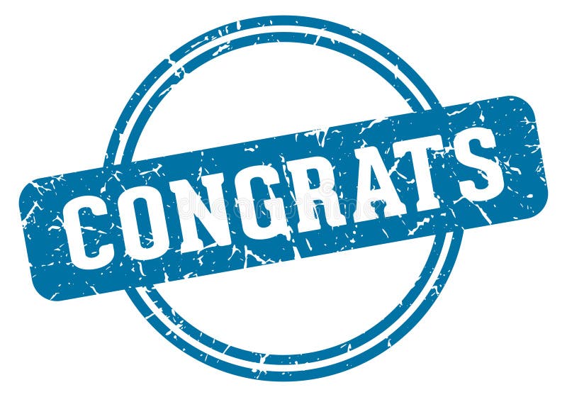 Congrats stamp stock vector. Illustration of rubber - 360708715