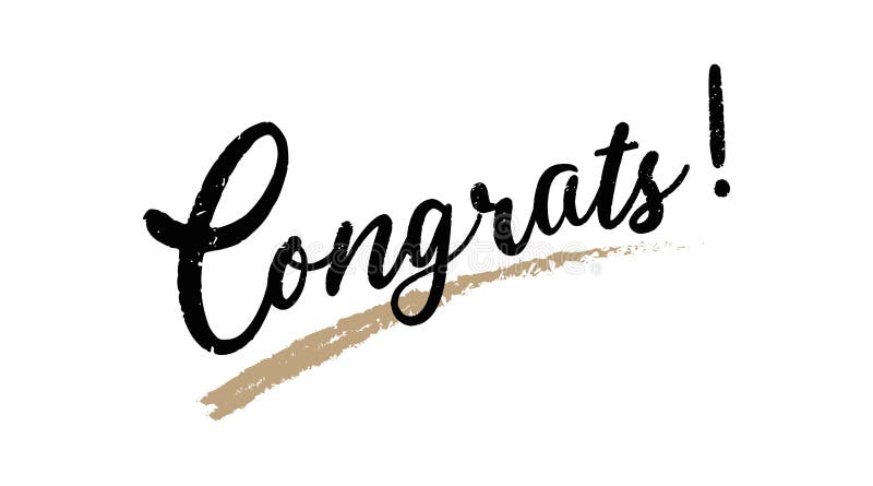 Congrats. Congrats Text Vector. Congratulations Collection Stock Vector ...