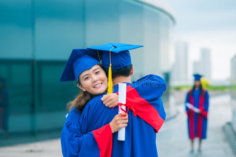 Congratulating friend stock image. Image of hugging, successful - 54890499