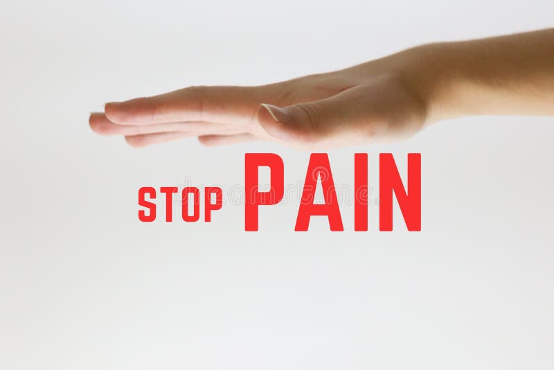 Stop pain stock photo. Image of ache, energy, care, injured - 28166258