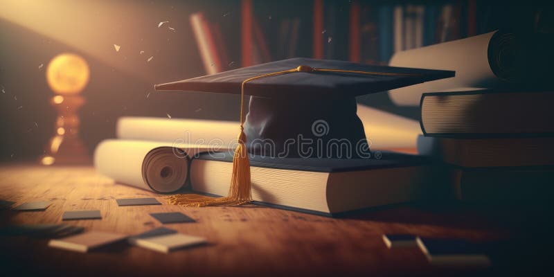 Congratulation with the Graduation Caps, Graduation Day Concept ...