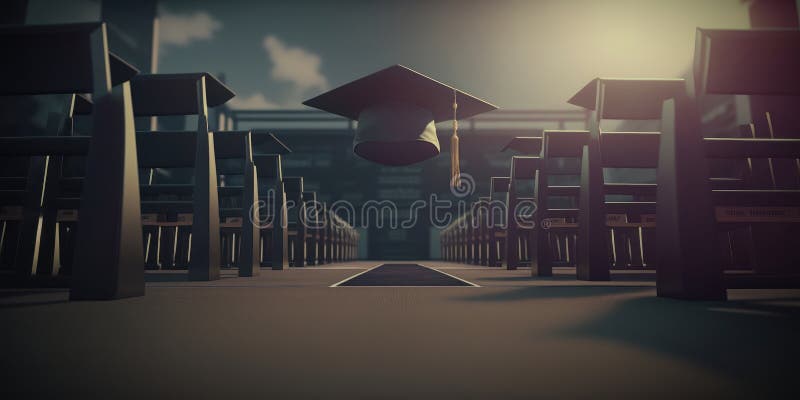 Congratulation with the Graduation Caps, Graduation Day Concept ...