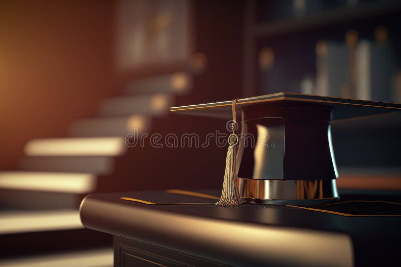 Congratulation with the Graduation Caps, Graduation Day Concept ...