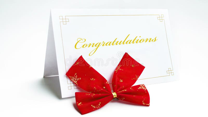 Congratulation Text on Greeting Card Stock Photo - Image of handwritten ...