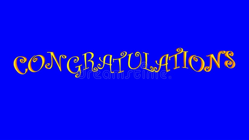 Congratulations Blue Blinking Text Wishes Particles Greetings ...