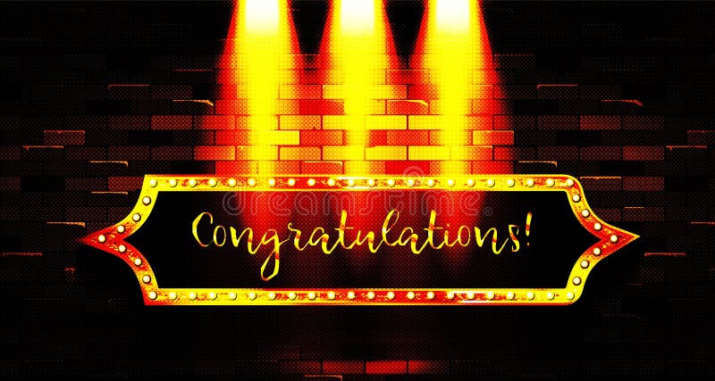 Congratulations. Calligraphy Lettering Stock Illustration ...