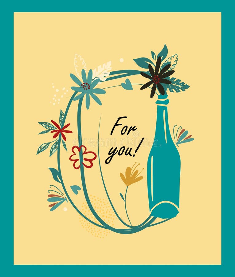 Congratulations Card Template Design - Vector Illustration Isolated on ...