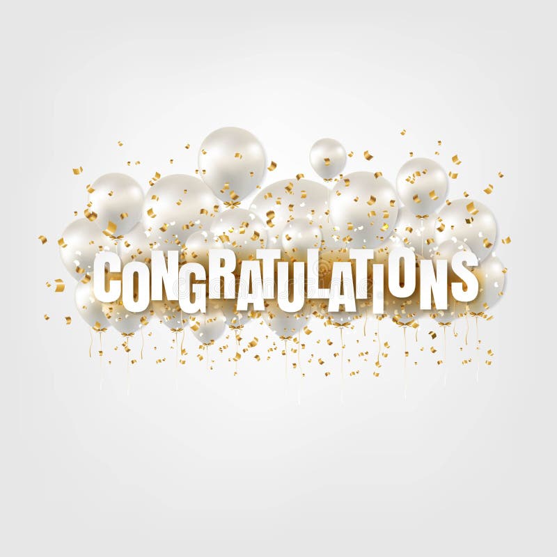 Congratulations Card stock illustration. Illustration of design - 84139853