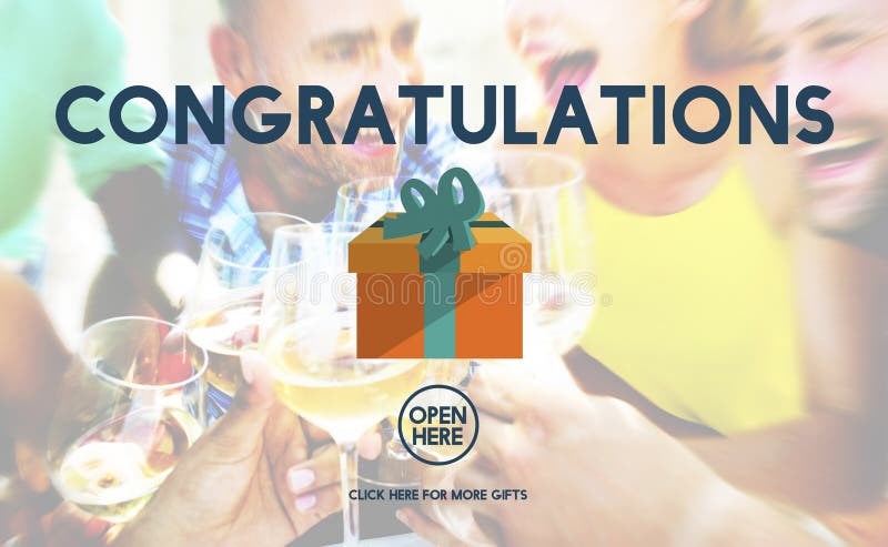 Congratulations Celebration Congrats Greeting Concept Stock Image ...
