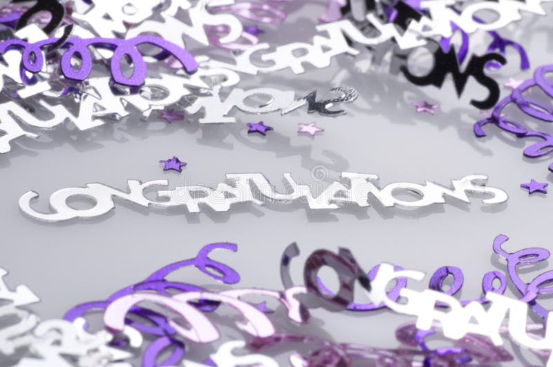 Congratulations confetti stock image. Image of beautiful - 1151407