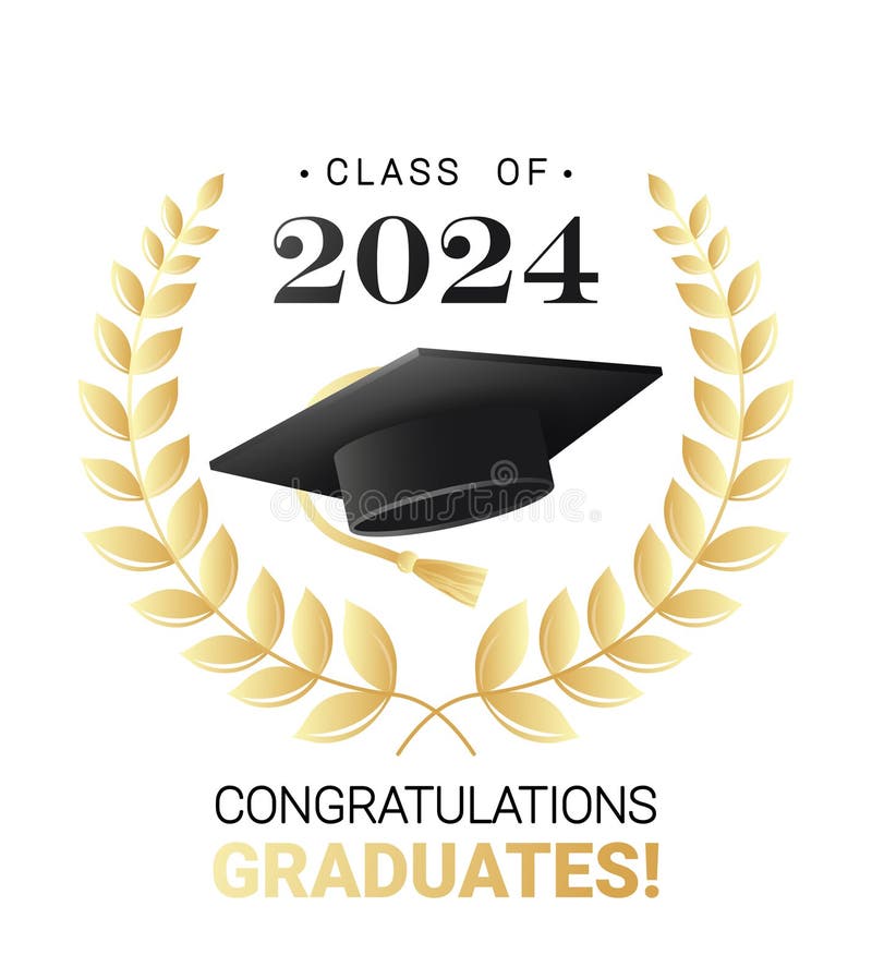 Congratulations Graduates Class of 2024 Design Template with Academic ...