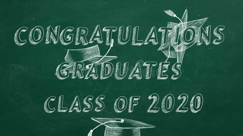Congratulations Graduates. Class of 2020 Stock Footage - Video of ...
