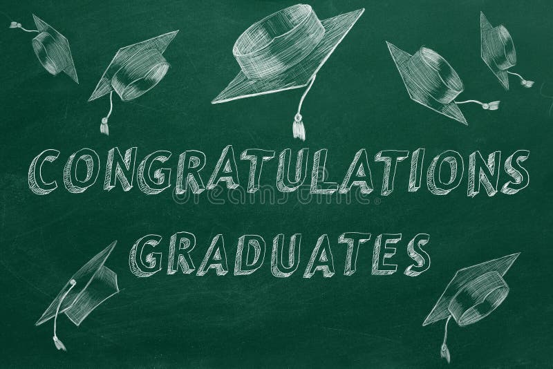 Congratulations graduates stock illustration. Illustration of ...
