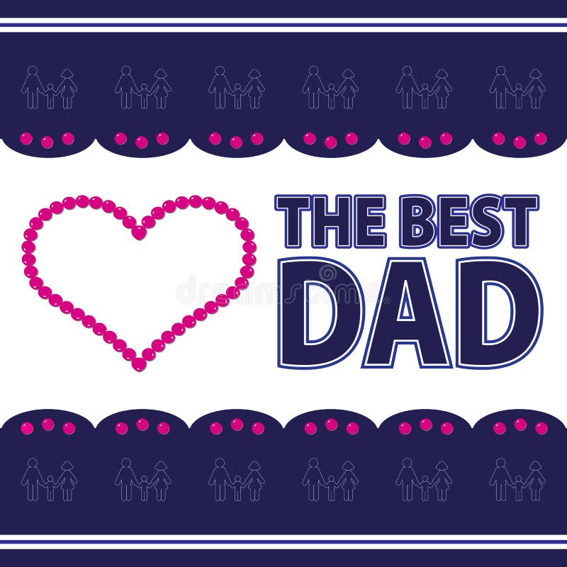 Congratulations Happy Father Stock Vector - Illustration of party ...