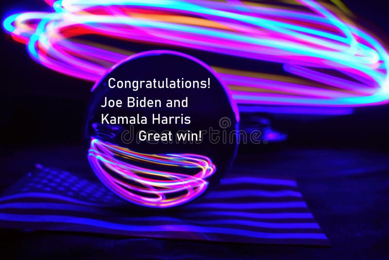 Congratulations Joe Biden and Kamala Harris Editorial Stock Image ...