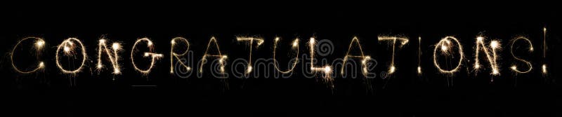 Congratulations - Newspaper Text Stock Image - Image of journalism ...