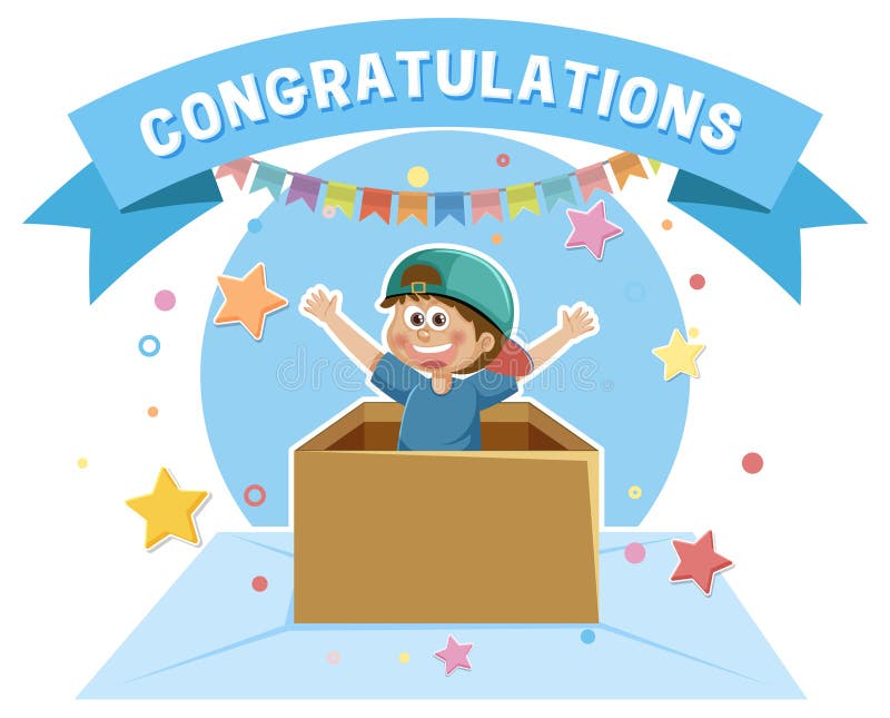 Congratulations Message for Banner or Poster Design Stock Vector ...