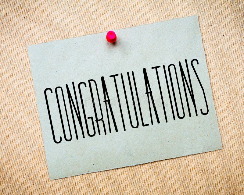 Congratulations Message stock image. Image of billboard - 51354193