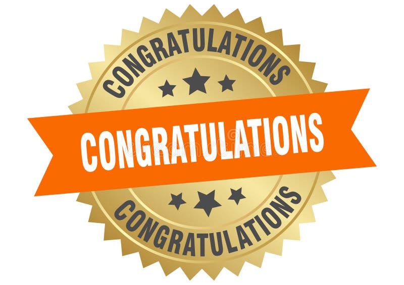 Congratulations Orange Stock Illustrations – 8,976 Congratulations ...