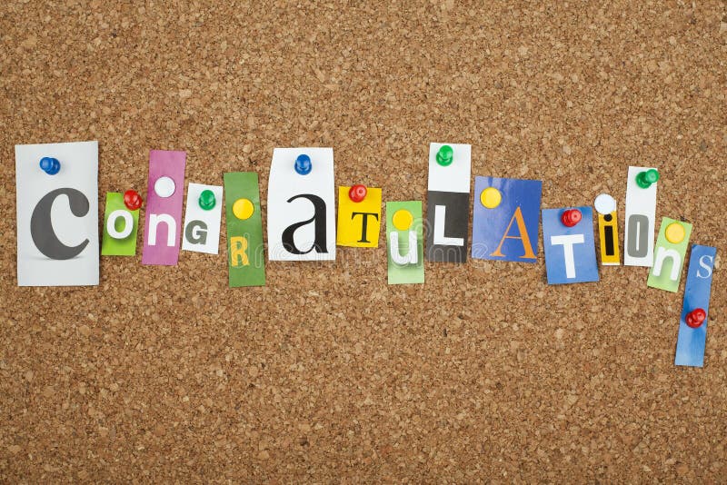 Congratulations sign stock photo. Image of team, excellent - 34759992