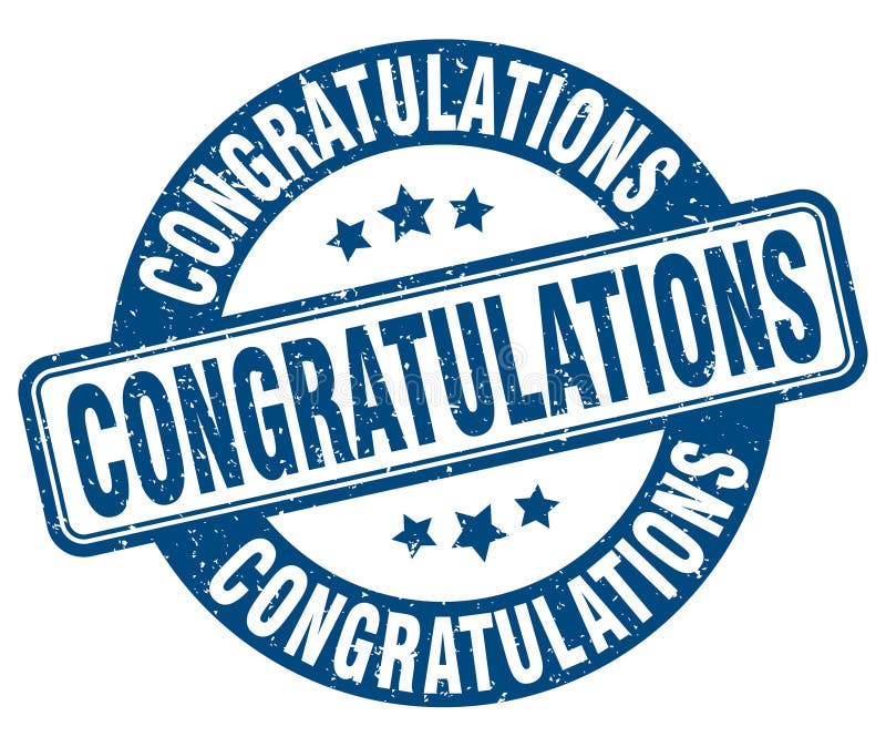 Congratulations Stamp. Congratulations Label. Round Grunge Sign Stock ...