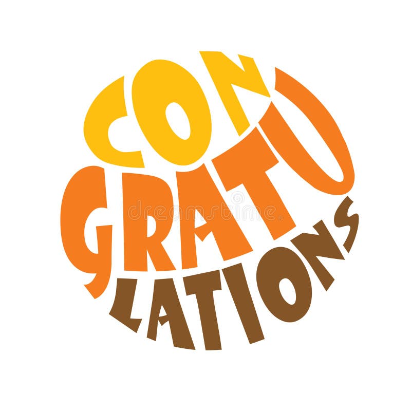 Round Congratulations Stock Illustrations – 7,916 Round Congratulations ...