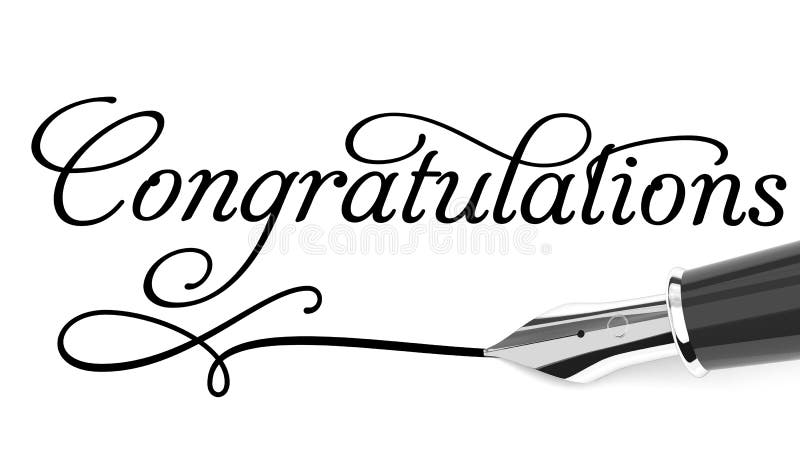 Congratulations card stock illustration. Illustration of good - 99845747