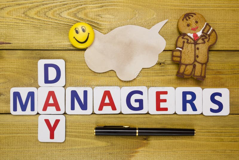 Managers day stock image. Image of face, cookie, baked - 63898241