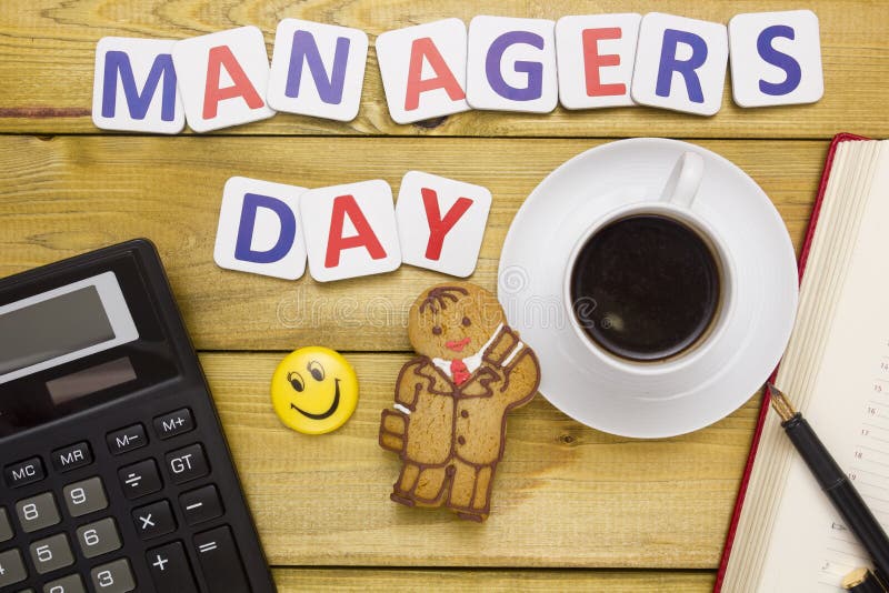 Managers day stock image. Image of face, cookie, baked - 63898241