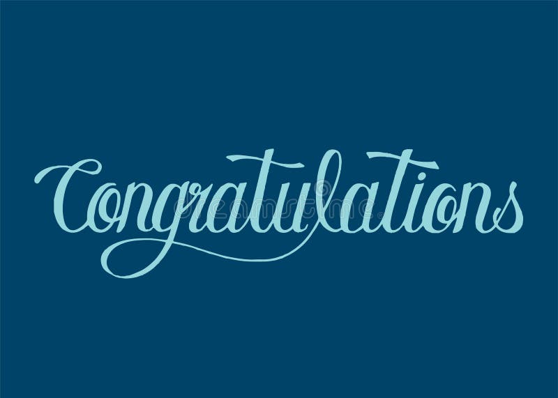 Congratulations Wording Stock Illustrations – 50 Congratulations ...