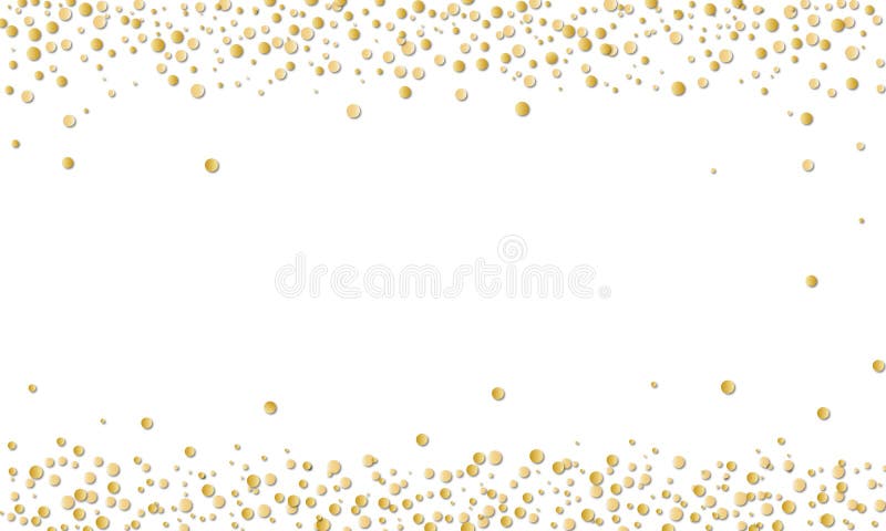 Congratulatory Background with Gold Confetti Top and Bottom Stock ...