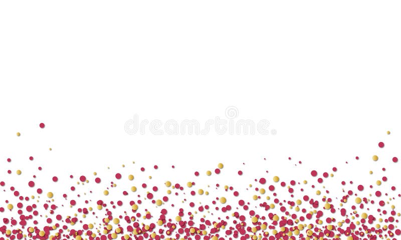Congratulatory Background with Red and Gold Confetti Stock Vector ...