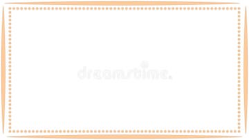 Congratulatory Text Box Frame with Dotted Lines Stock Vector ...