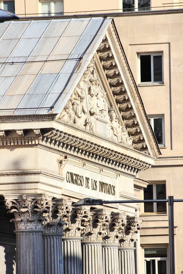 Congreso De Diputados, España Foto de archivo editorial - Imagen de ...