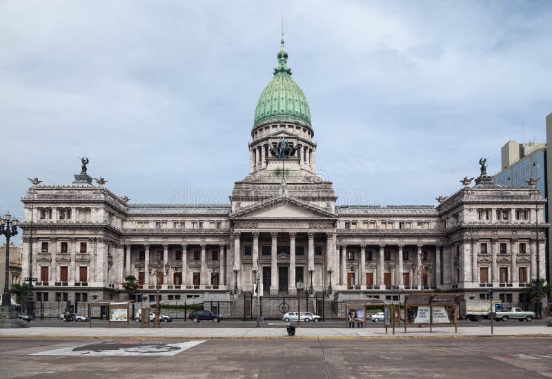 Congreso Nacional Buenos Aires Argentina Stock Image - Image of dome ...