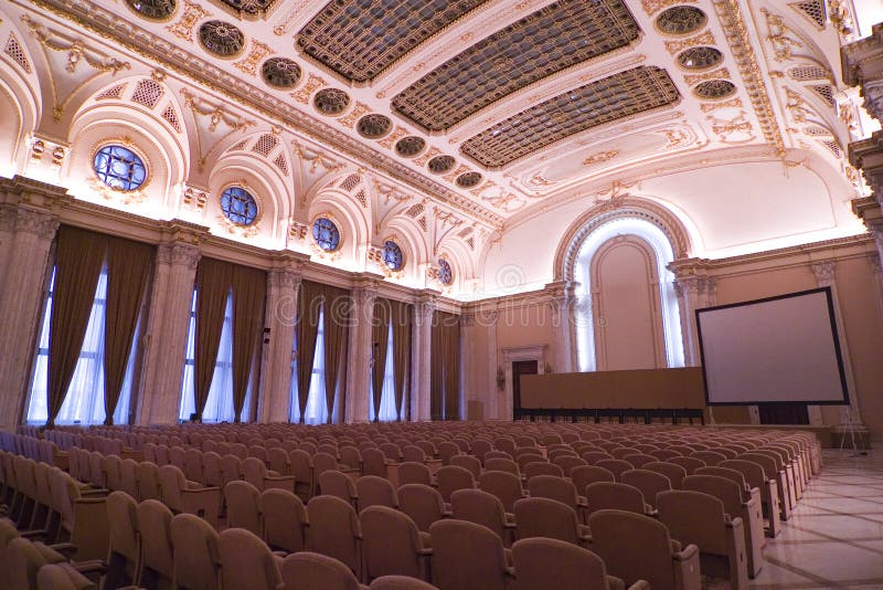 Congress Room stock image. Image of conference, chairs - 4100661