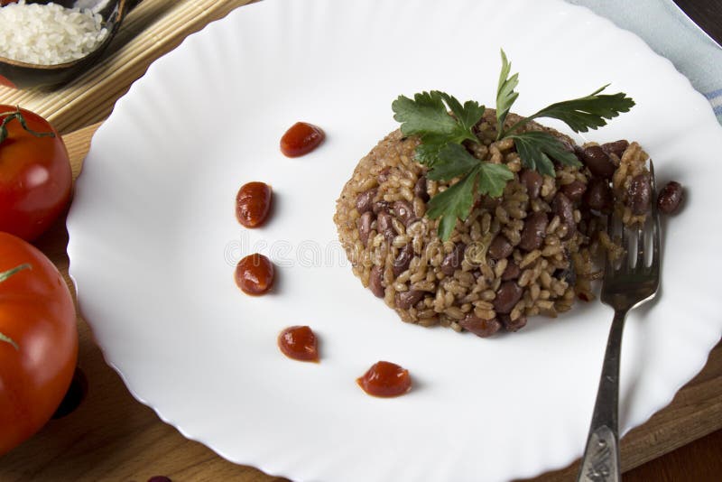 Congri stock photo. Image of carbohydrate, lunch, cooking - 89267842