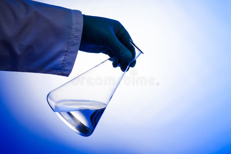 The conical flask stock image. Image of color, medicine - 112480277