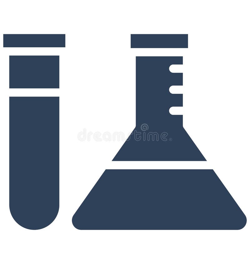 Conical Flask Isolated Vector Icon that Can Easily Modify or Edit Stock ...