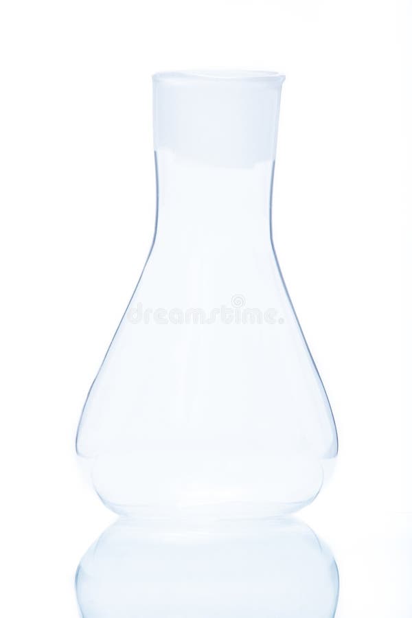 Conical Flask for Measurements Stock Photo - Image of chemistry ...