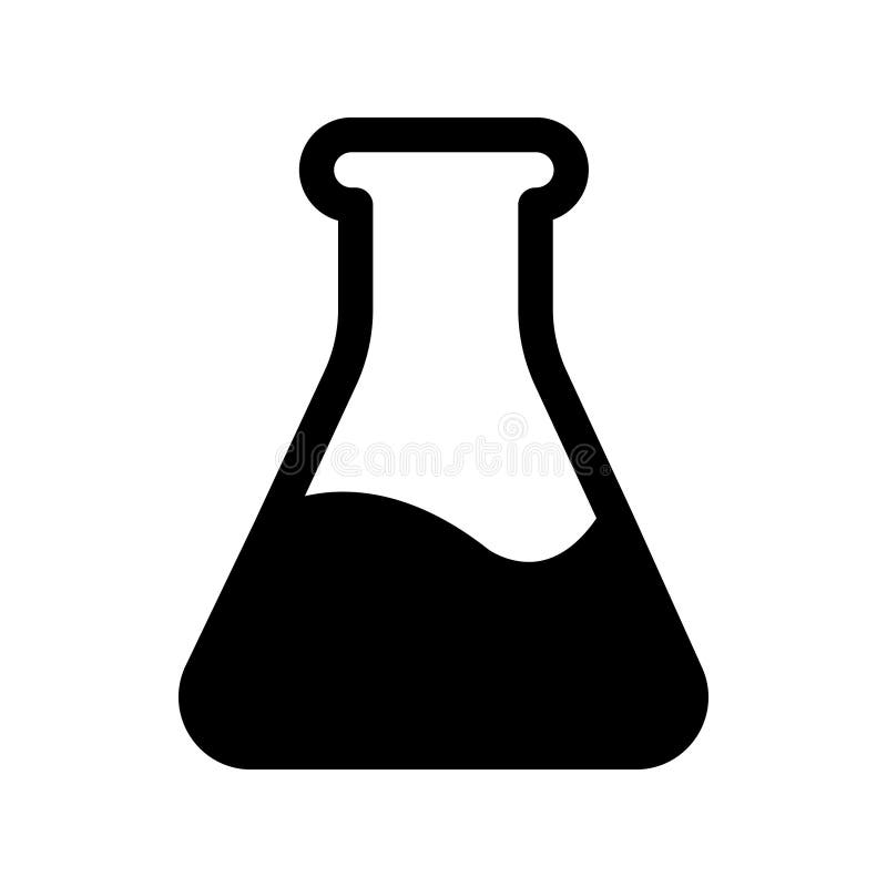 Conical Flask Vector Icon Which Can Easily Modify or Edit Stock Vector ...