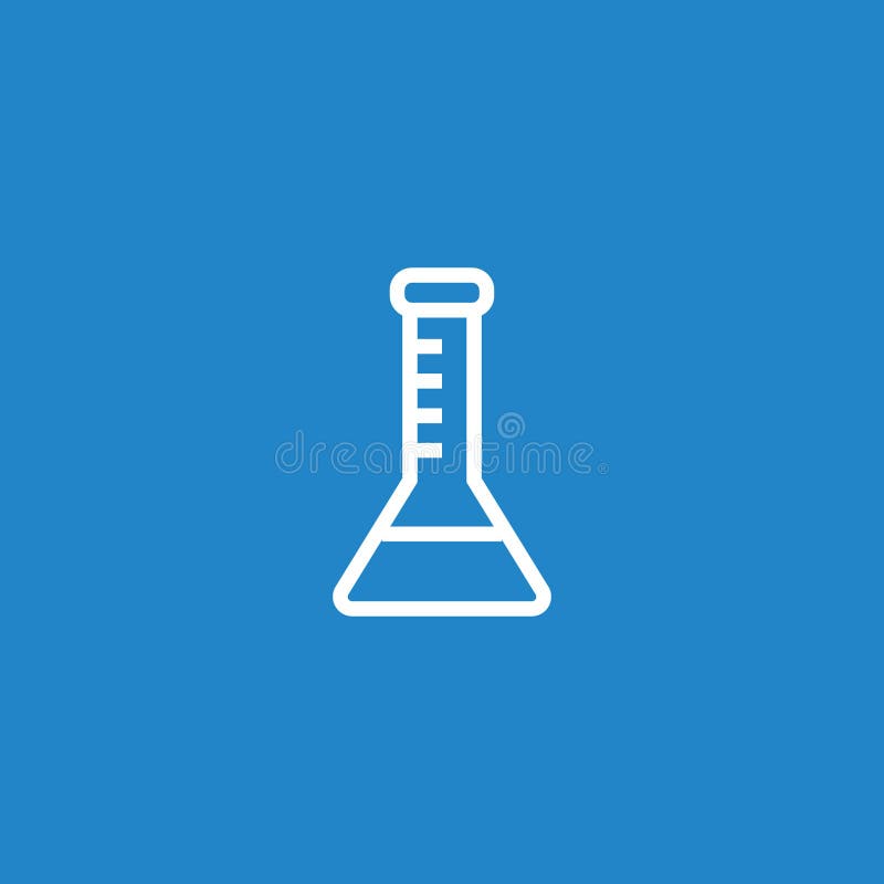 Conical Flask. Vector Illustration Decorative Design Stock Vector ...