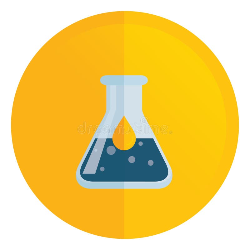 Conical Flask. Vector Illustration Decorative Design Stock Vector ...