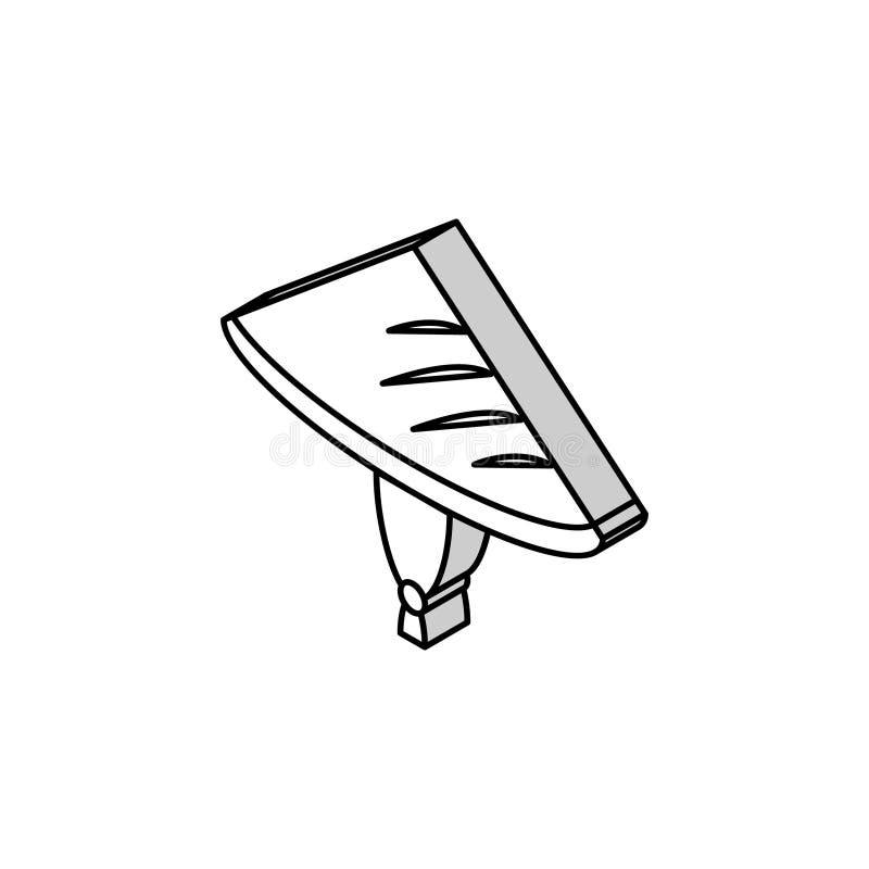 Conical Hat Cap Isometric Icon Vector Illustration Stock Vector ...