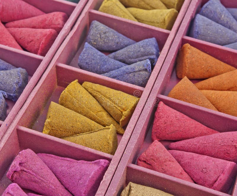 Conical incenses stock image. Image of religion, conical - 37390221