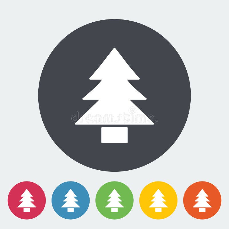 Conifer stock vector. Illustration of design, symbol - 90297991